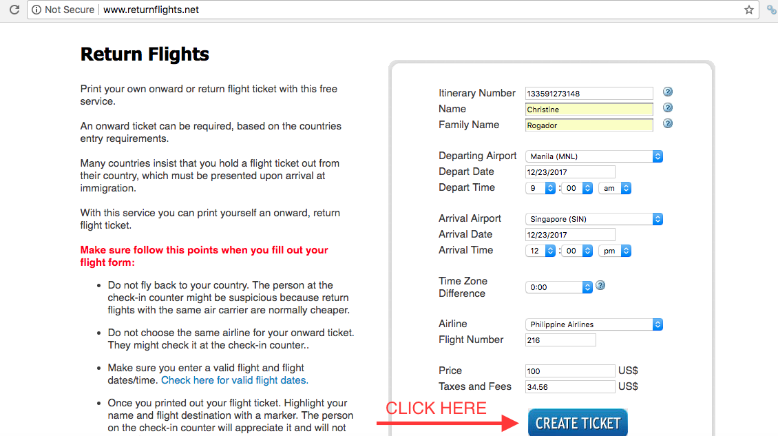 How To Create Fake Return Ticket Without Editing Skills - The ...